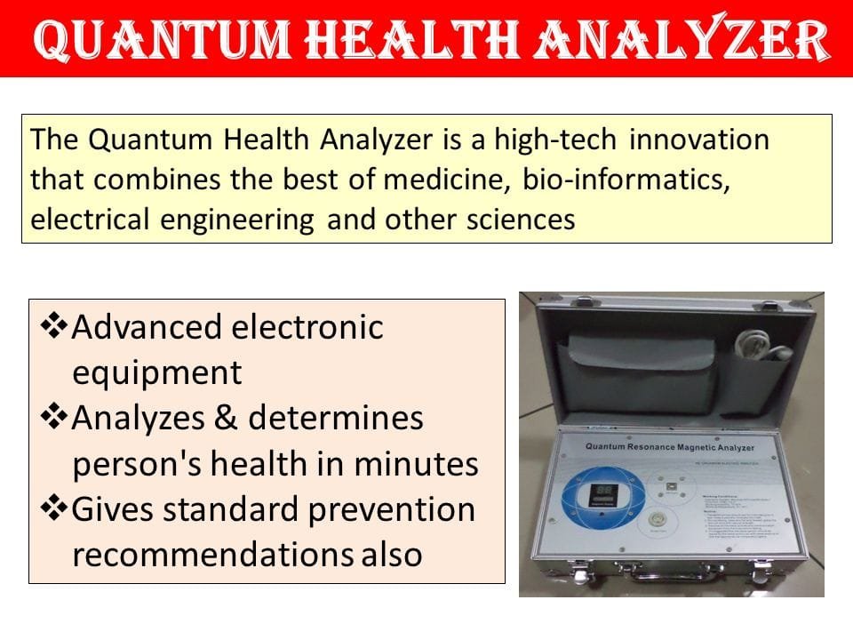 Quantum Bioelectric System - MAIKONG Quantum Resonance Magnetic Analyzer